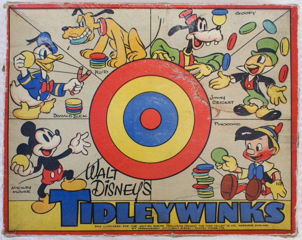 29 Tiddlywinks • with Disney Cartoon Characters – North American ...